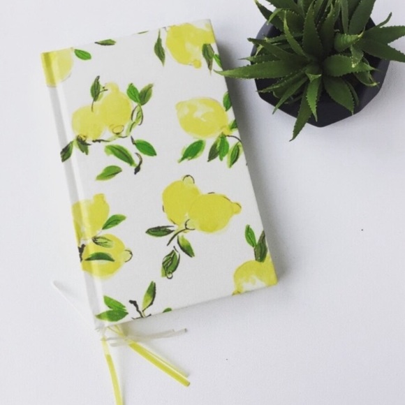 kate spade | Office | Kate Spade Linen Lemons Journalnwt | Poshmark
